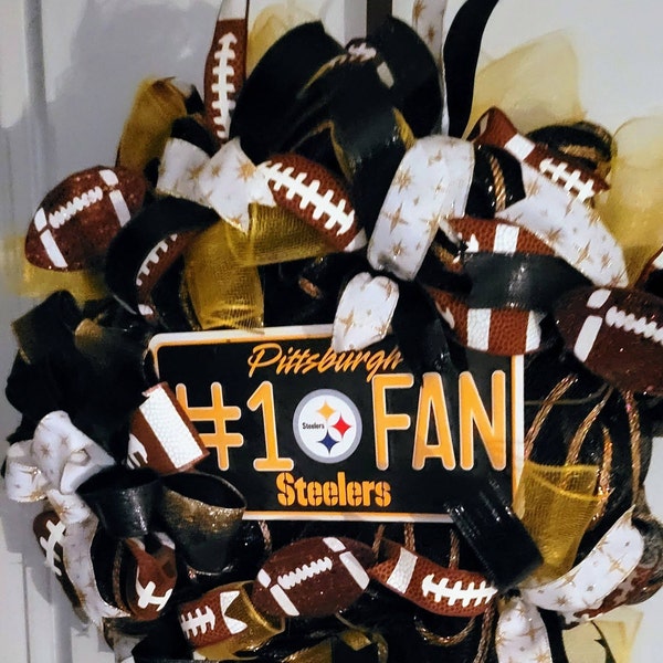 Pittsburgh Steelers NFL #1 Fan Metal License Plate, Licensed by Rico - Etsy