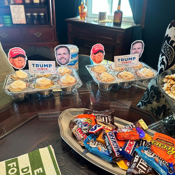 Trump/vance Cupcake Toppers | Party - Etsy