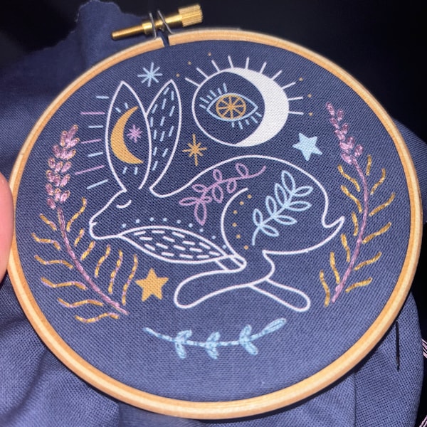 Celestial Pennant Felt Craft Kit Beginner DIY Craft Set Moon Phases and ...