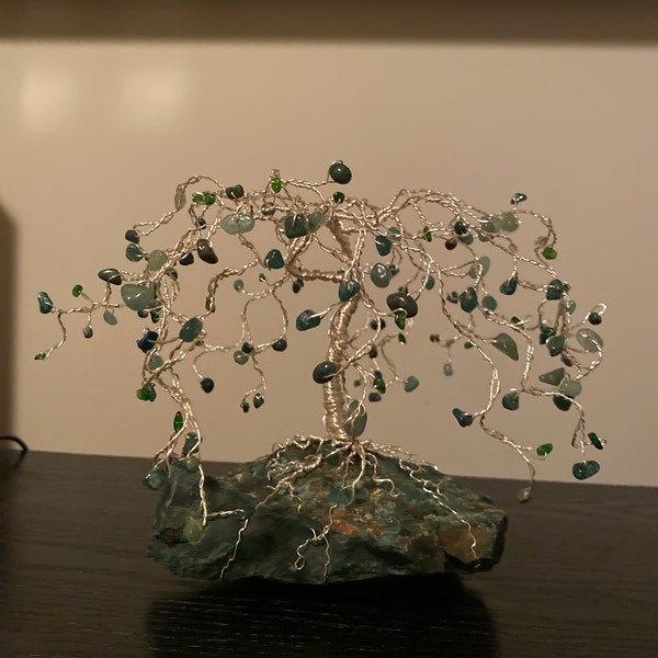 Custom Small Wire Gem Tree, Pick Your Gems & Wire Color, Handcrafted ...