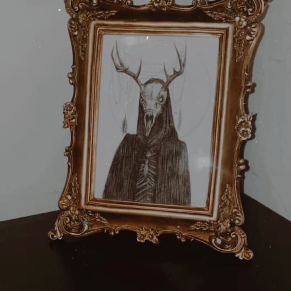 Wendigo - Fine Art Print - Cryptid - Mythology - Folklore - Native ...