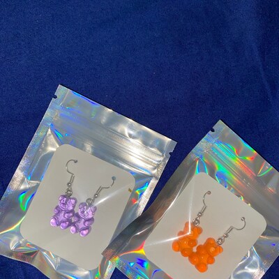 Gummy Bear Earrings, Rainbow, Pride, Lesbian, Lgbtq, Gay, Jewelry ...