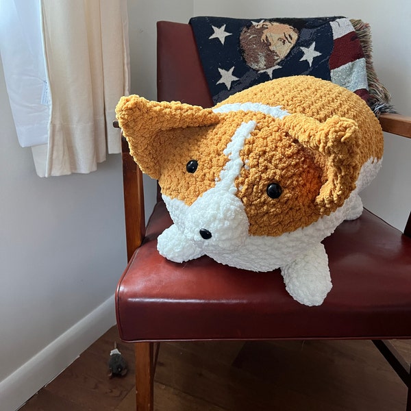 Corgi Sploot Plushie Pattern - Etsy