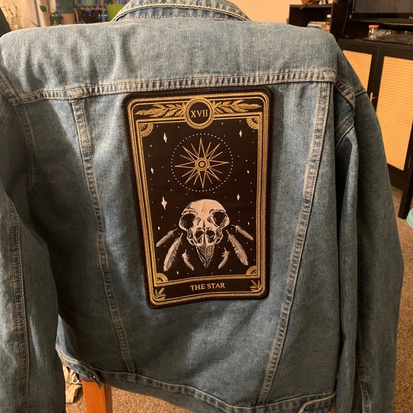 Large Embroidered Back Patch - "the Star" - Etsy