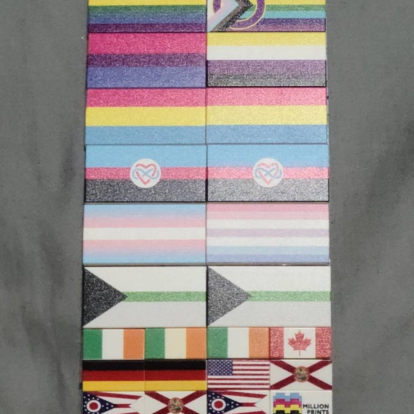 LGBTQIA Pride Flag Tiles 2x4 Tile Pride Flags LGBTQ Diversity Inclusion ...