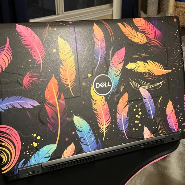 Lenovo Thinkpad Laptop Pink Background White Cat Pattern Custom Gift ...