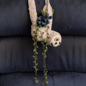 PATTERN ONLY Crochet Hanging Sloth Planter - Etsy