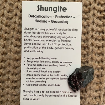Elite Shungite Stone Noble Shungite Raw Shungite Stone Healing Crystals ...