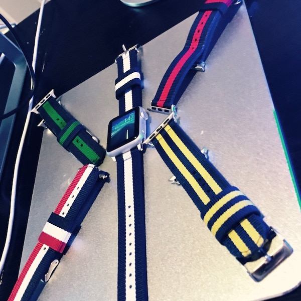 Moai Custom Apple Watch Strap for 38mm, 40mm, 42mm, and 44mm for Men ...