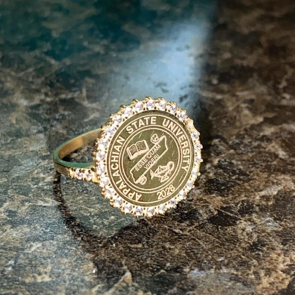 College Graduation Gift for Her, Custom College Class Ring, High School ...