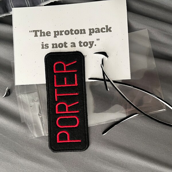 Ghostbusters 2 GB2 Name Patch Custom Iron on Patch or Hook & Loop Name ...