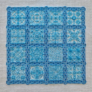 Magic Rings Blackwork Sampler Pattern - Etsy
