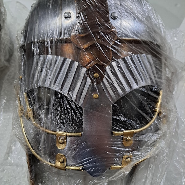 Galvanized Turban Helmet - Handcrafted 18-gauge Steel, Islamic History ...