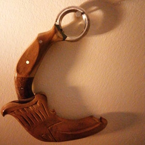 Ethnic Karambit Traditional Knife Minangkabau Sumatera Handmade Flower ...