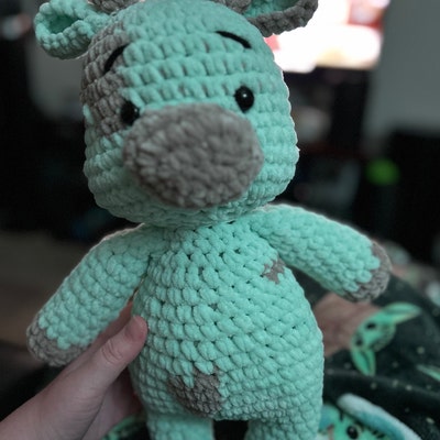 Boo the Milky Cow Crochet Pattern, Cow Plush Pattern, Bull Amigurumi ...