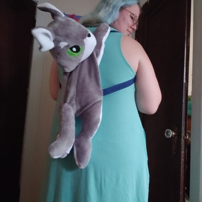 Plush Backpack Sewing Pattern .pdf Tutorial Stuffed Animal Cat - Etsy ...