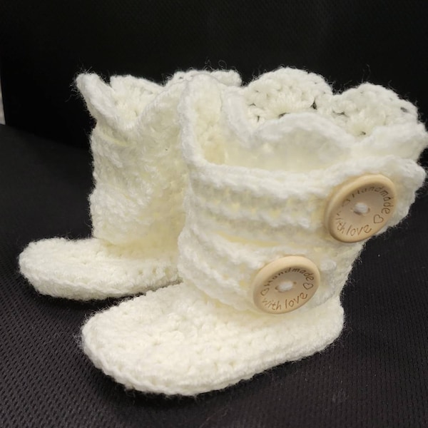 Crochet Boots Pattern, Crochet Booties Pattern, Baby Booties Pattern ...