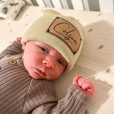 Name Hat Custom Baby Kids Child Baby Newborn Beanie - Etsy
