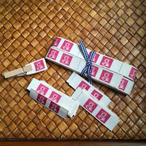 100 Fold Over Labels Cotton Twill Label Custom Clothing | Etsy