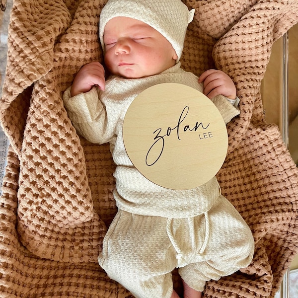 Black Waffle Gender Neutral Newborn Baby Clothes, 2 Piece Outfit, Shirt ...