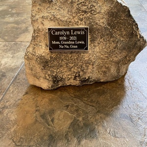 Human Rock Ashes Urn for the Yard - Etsy