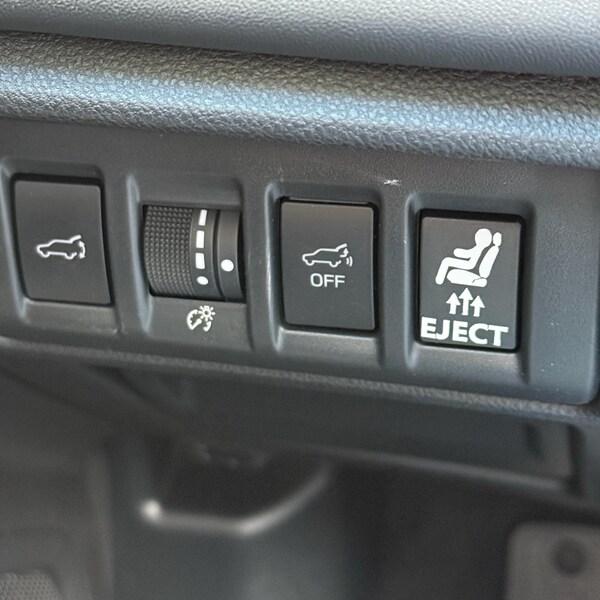 Eject Button Decal, Car Decal, Eject Passenger Button, Blank Button ...