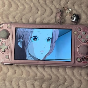 Crescent Moon Steam Deck Skin, Cute Pink Night Sky Stars Clouds ...