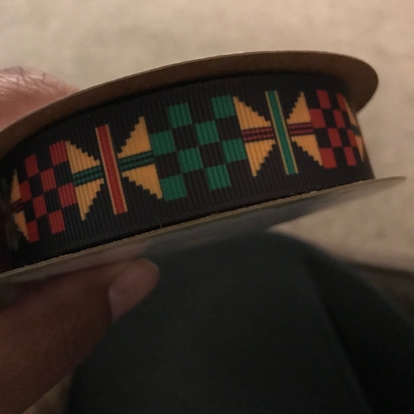 African Tribal Ribbon Kente Design for Juneteenth, Black History Month ...