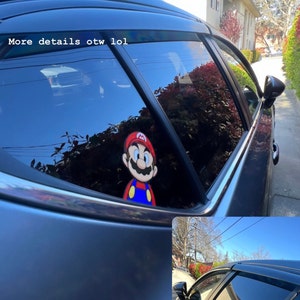 Mario and Luigi Peeker Stickers Decals for Car, Laptop, Phone, Console ...