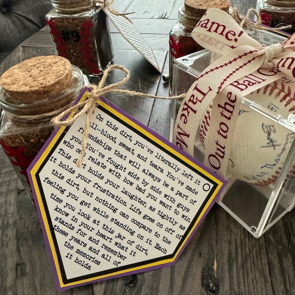 Personalized Jar of Dirt SOFTBALL Girls Team Printable Editable ...