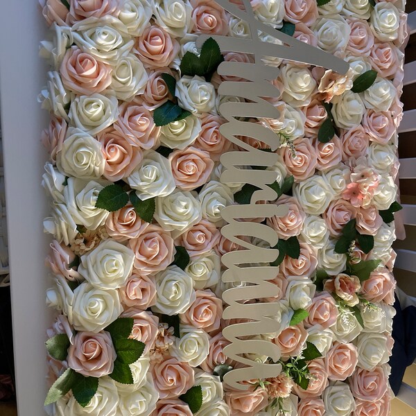 Custom Plastic Text Sign (flexible) | Ideal for Events, Weddings ...