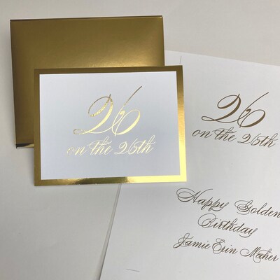 Custom Gold Foil Print, Your Own Words in Foil, Script Print, Real Foil ...