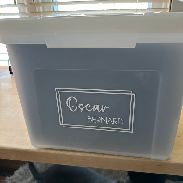 Baby Milestone Box Labels: DIY Memory Keepsake Stickers & Decal - Etsy