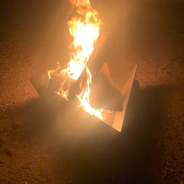 Medium Hot Rolled Steel Fire Pit - Etsy