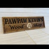 Custom Wooden Shop Sign | Wood Workshop Sign | Gifts for Men | Gifts ...