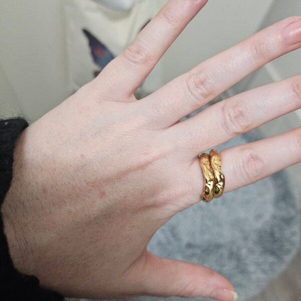 Creation of Adam Necklace, 24K Gold Plated Necklace, Handmade Coin ...