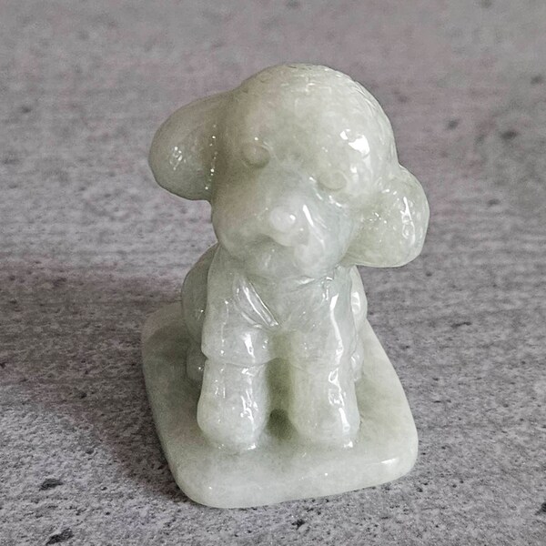 Chinese Dragon Jadeite Jade Pendant, Light Green, Natural Grade A Jade ...