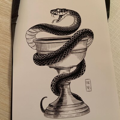 Black Wolf Chained Red Background Wolf Wall Art Gothic Home Decor Dark ...