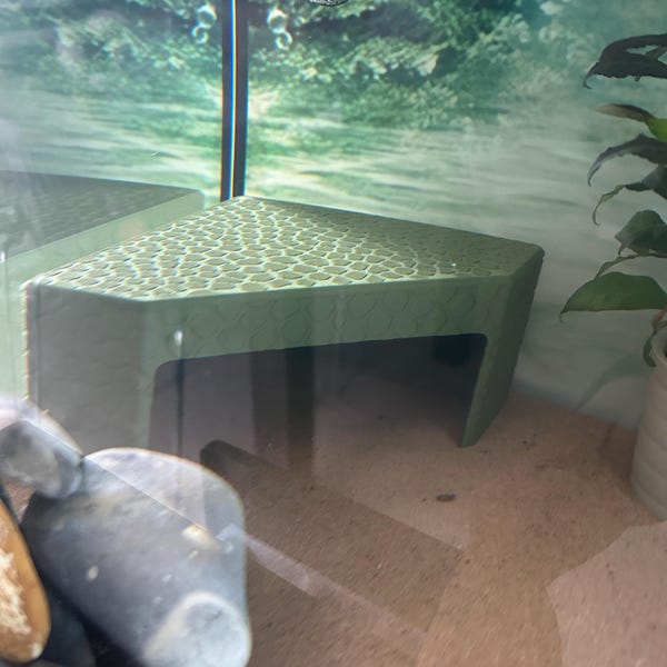 Reptile Climbing Ramp, Bearded Dragon Basking Platform, Rock Wall ...