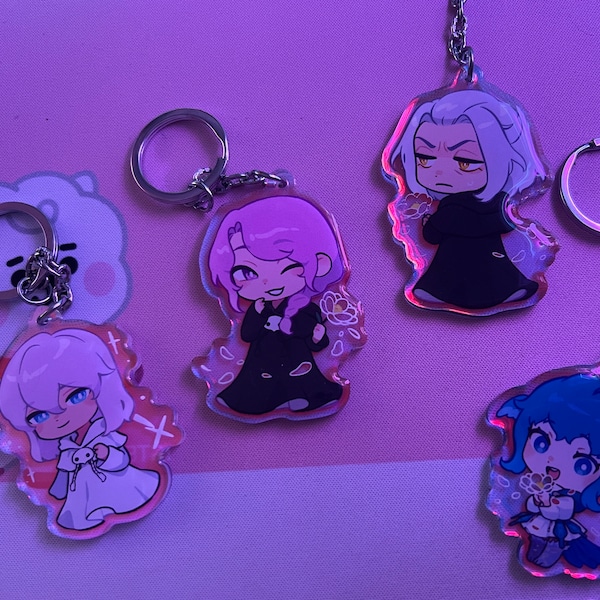 FFXIV Rainbow Acrylic 2.5" Charms | Venat | Hades | Hythlodaeus ...