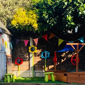 Large flower chalkboard for garden toys blackboard daisy | Etsy