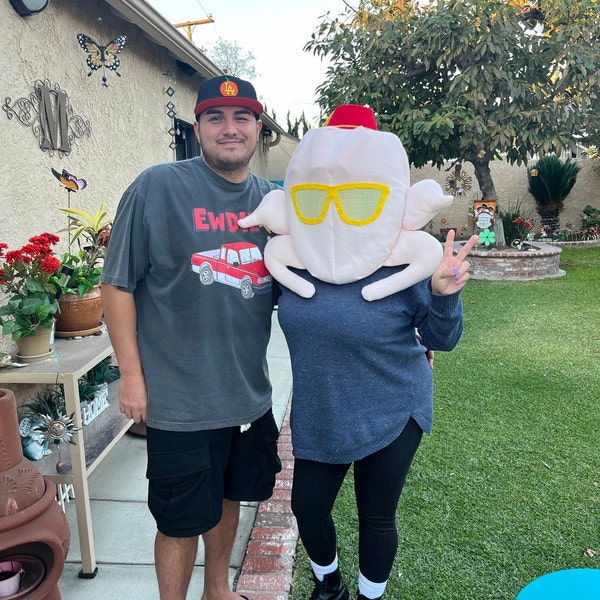 Turkey Head Mask From FRIENDS - Costume With Straw Hole - Etsy