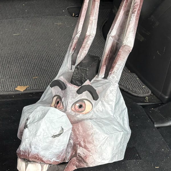 DONKEY SHREK MASK Diy - Etsy Canada