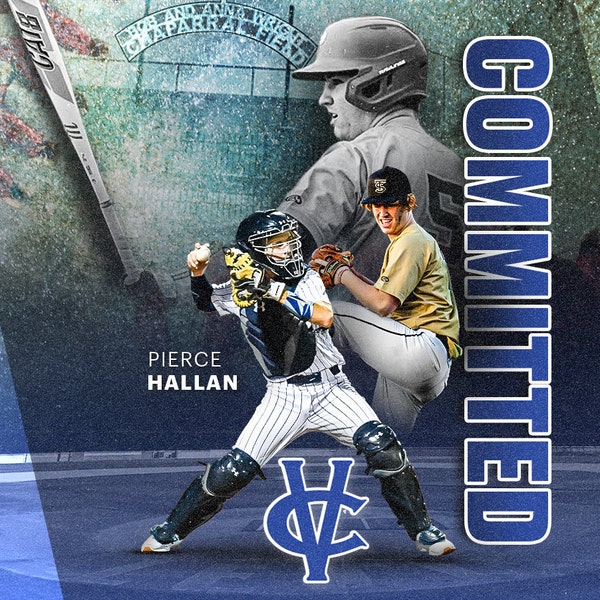 FOOTBALL College Signing Day Flyer | Social Media Graphic for College ...