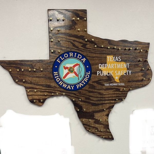 Texas State Trooper Decal Reflective or Matte Vinyl Decal Sticker or ...