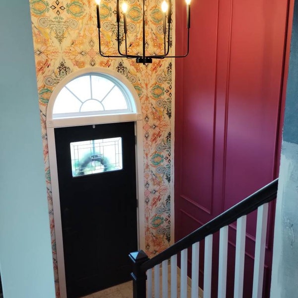 Tile Wallpaper - Wonderland in Spring Small Print by Micklyn - Painted ...