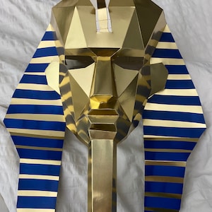 Egyptian God HORUS Paper Mask Make It With This Low-poly Mask Template ...