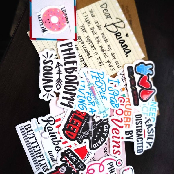 Phlebotomy Gifts | Phlebotomist Gift Ideas | Phlebotomist Stickers Set ...