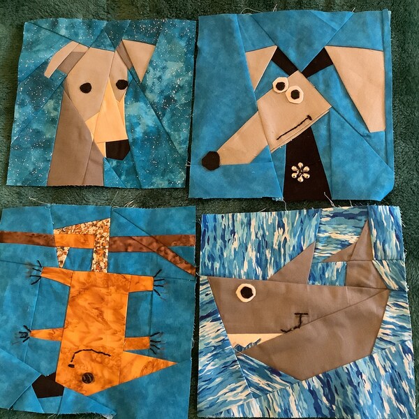 POSSUM Paper Pieced Block Pattern in PDF, Foundation Piecing Pattern ...