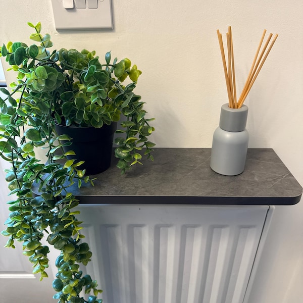 Floating Radiator Shelf Round Edge Including Brackets NO DRILLING ...